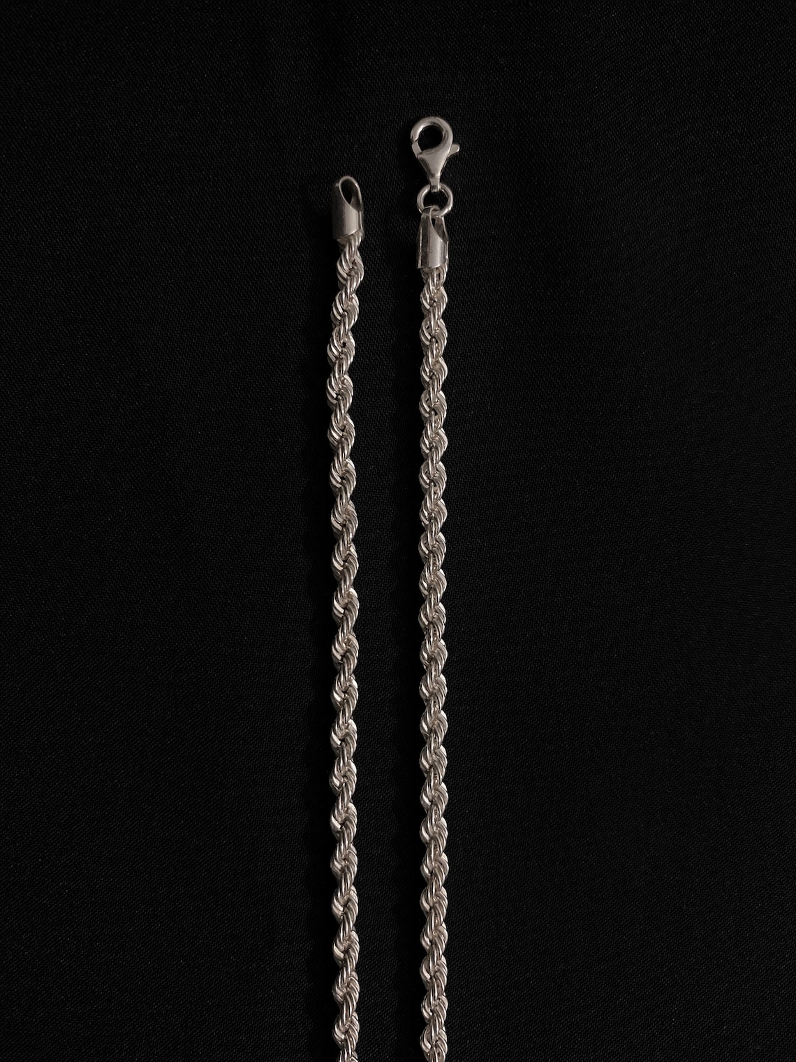 925 Sterling Silver 3mm Rope Chain Solid Heavy Silver Chain | Etsy