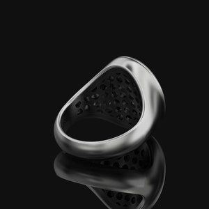 925 Silver St Joseph Religious Silver Signet Ring Christian Jewelry ...