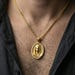 Veiled Madonna Pendant Necklace, 925 Sterling Silver, Religious Gift - Etsy