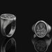 925 Silver St Joseph Religious Silver Signet Ring Christian Jewelry ...