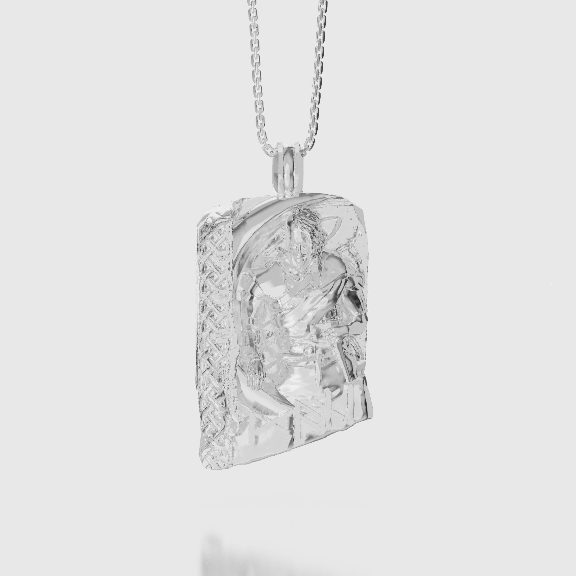 Mani Norse God of the Moon Celtic Pendant Norse Mythology | Etsy