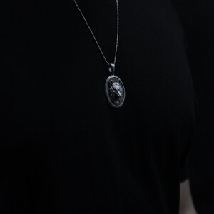 Personalized Wolf Accessory Animal Mens Jewelry 925 Silver Necklace ...