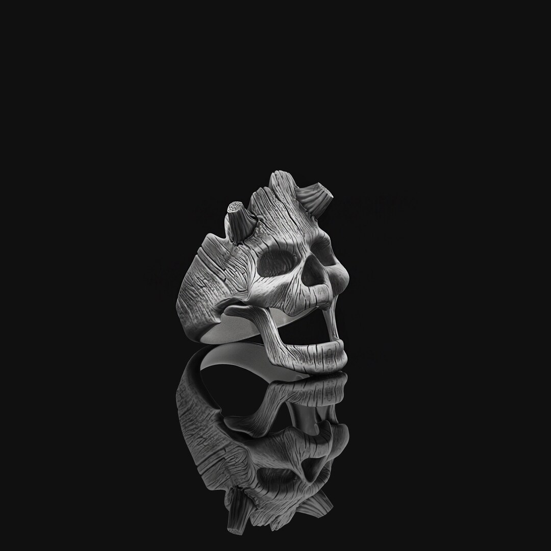 Silver Skull Ring, Unique Skull Ring, Finger Ring Fashion, Museum ...