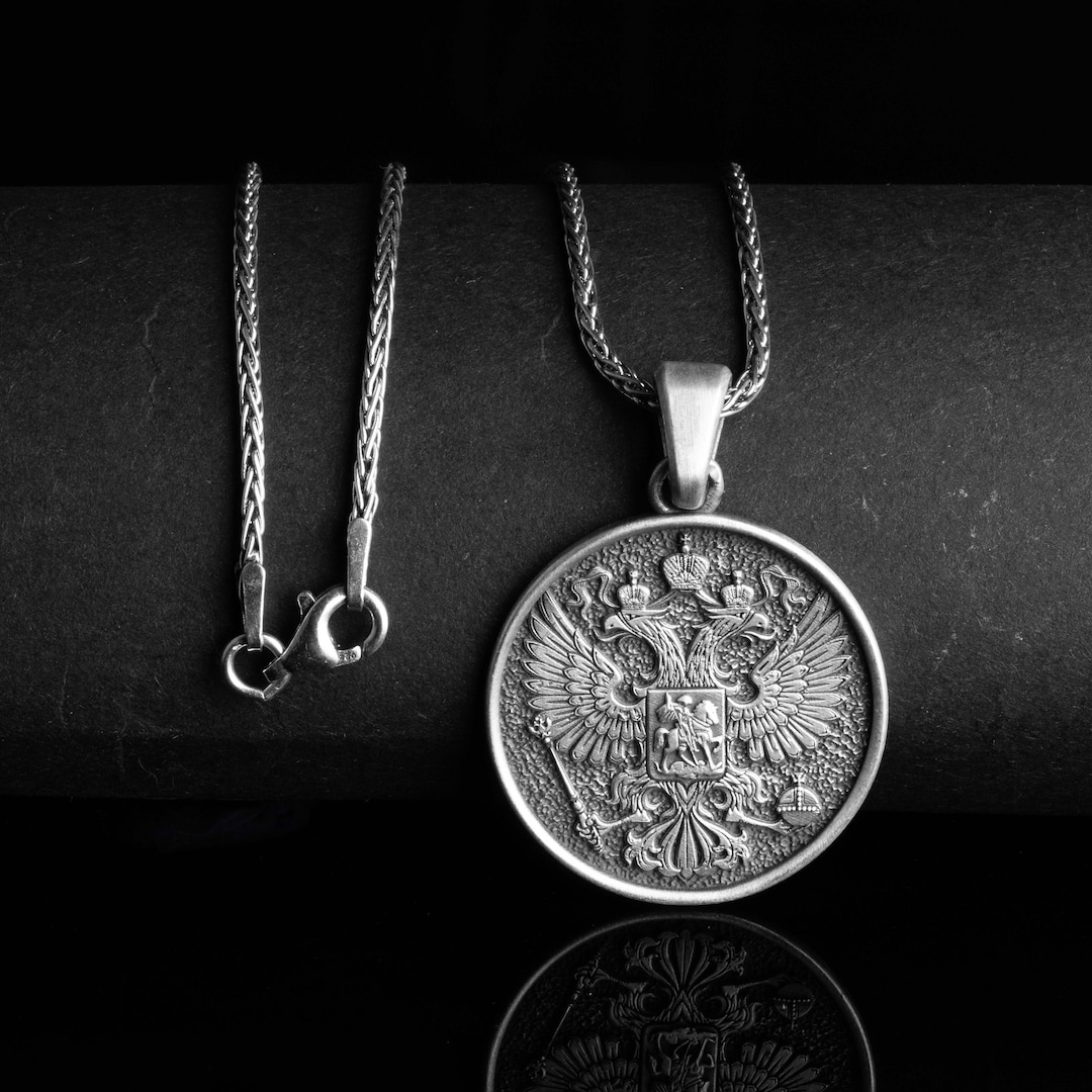 Heraldic Pendant, Two-headed Eagle, Russian Symbol, Serbian Emblem ...