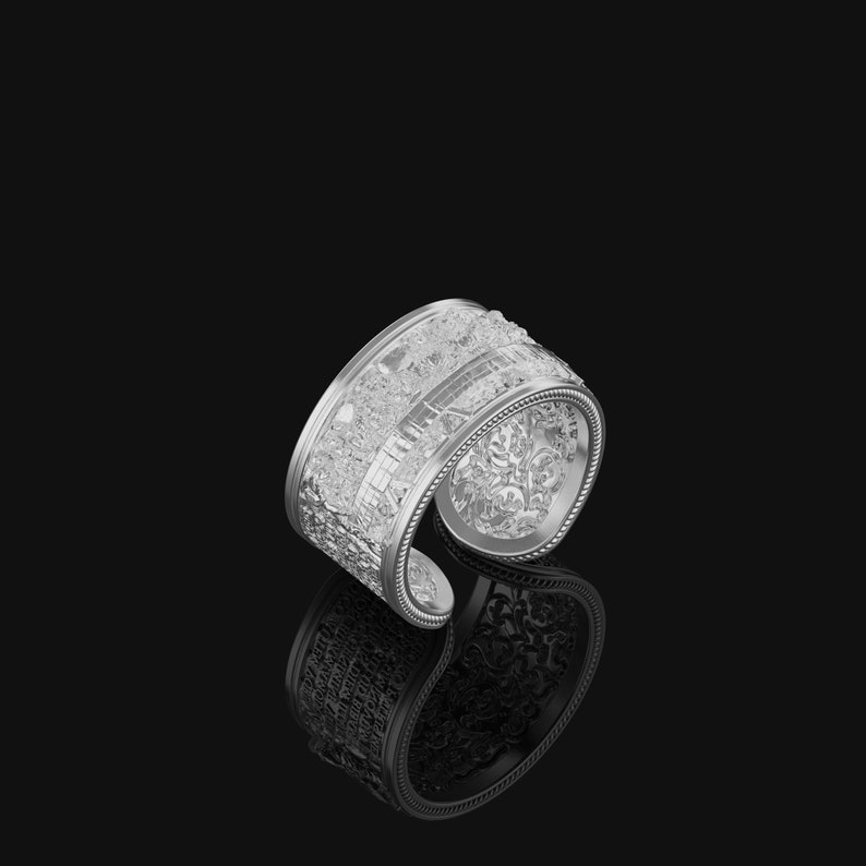 The Last Supper Band Ring, Silver Artificial Christian Jewelry ...