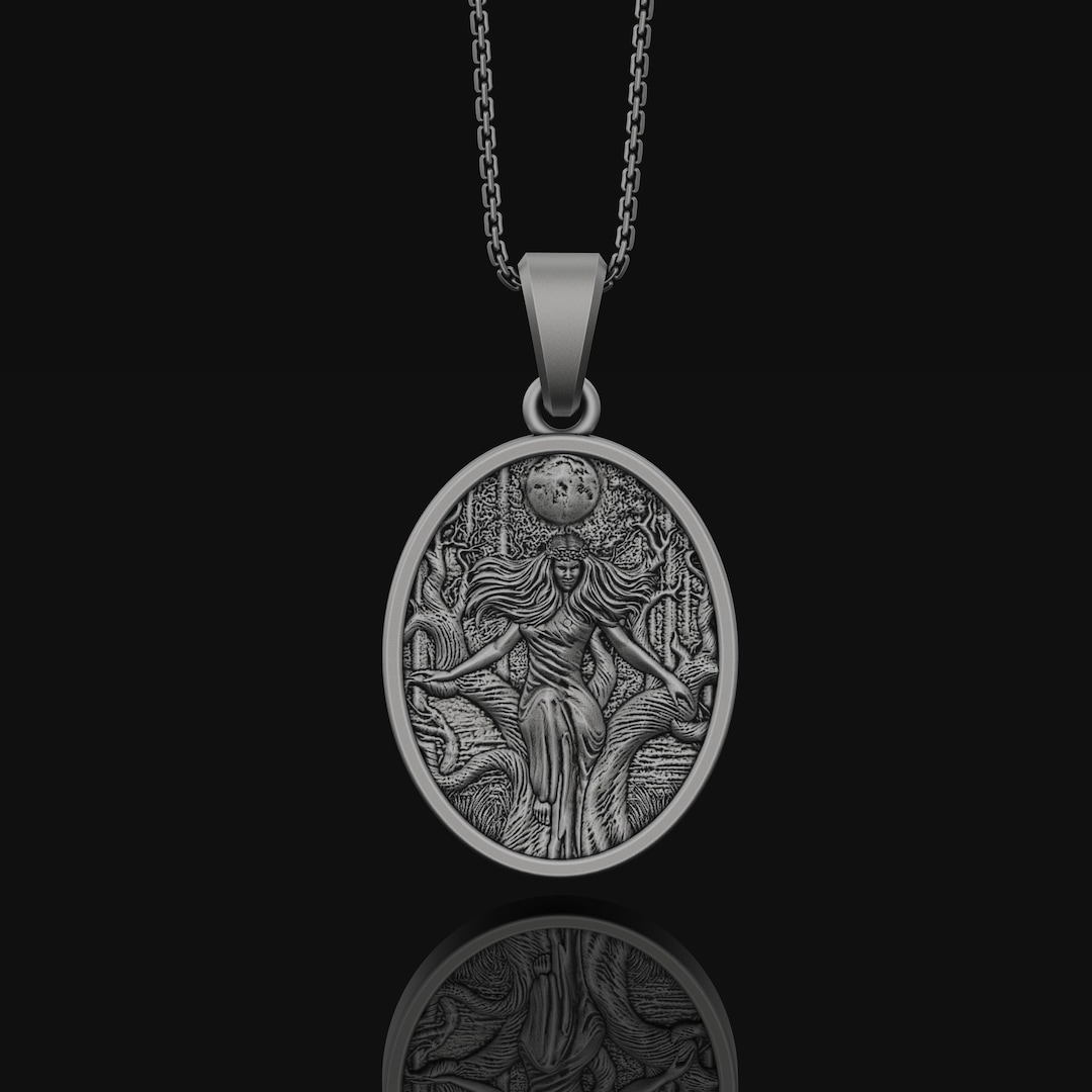 Silver Hela, Viking Jewelry, Mythology, Norse Myth, Scandinavian ...