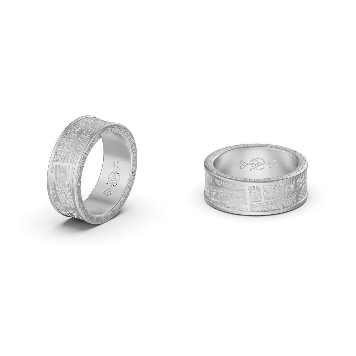 Gold Maori Pattern Band Polynesian Hawaiian Wedding Jewelry - Etsy