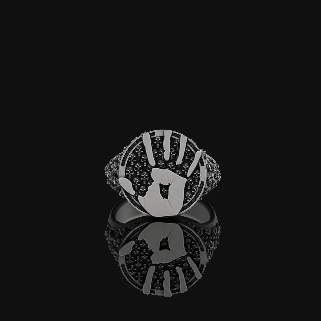 Silver Skyrim Dark Brotherhood Ring, Thieves Guild Emblem, 'we Know ...