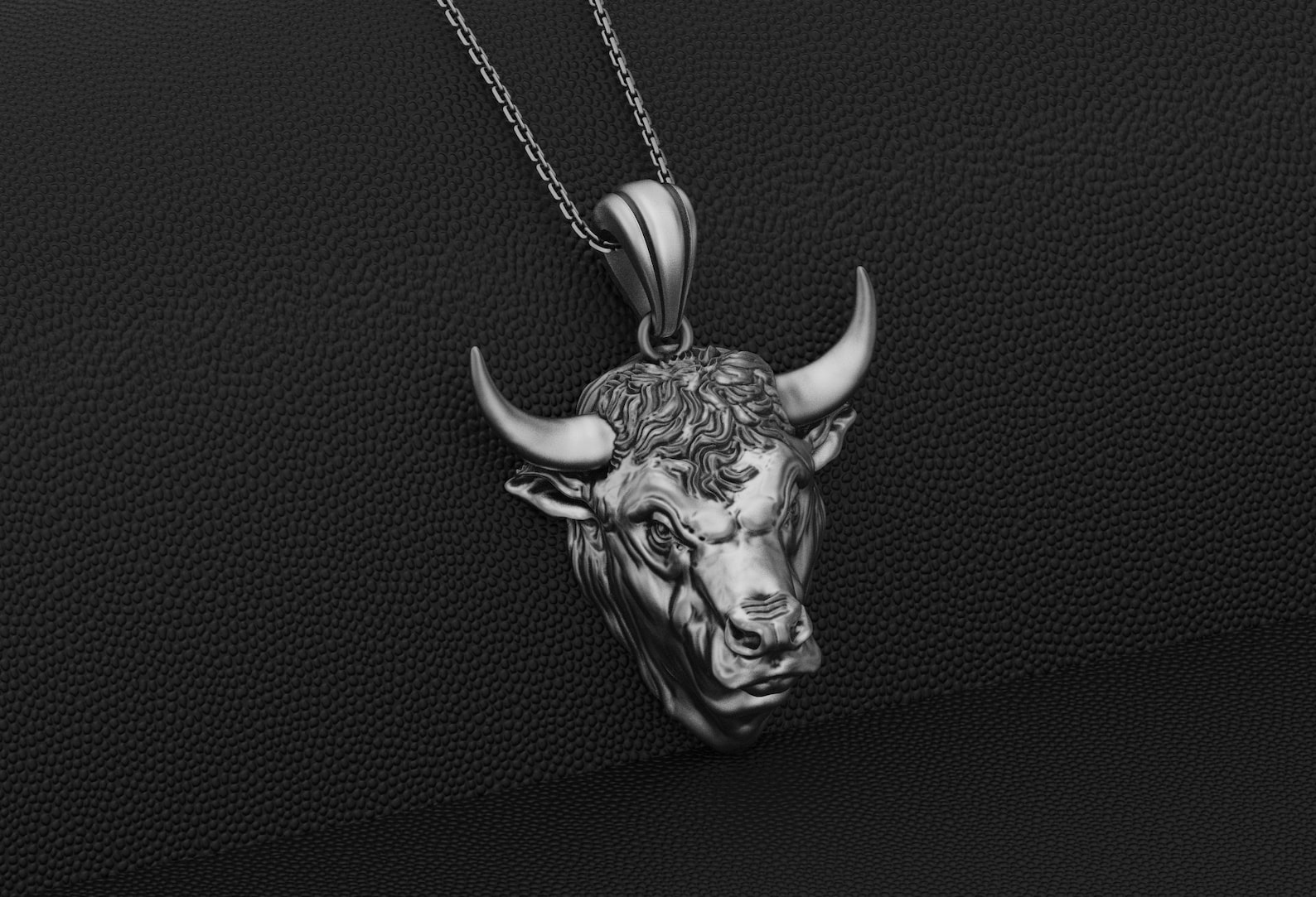 Silver Men & Women Bull Necklace Gift for Men Jewelry Taurus | Etsy