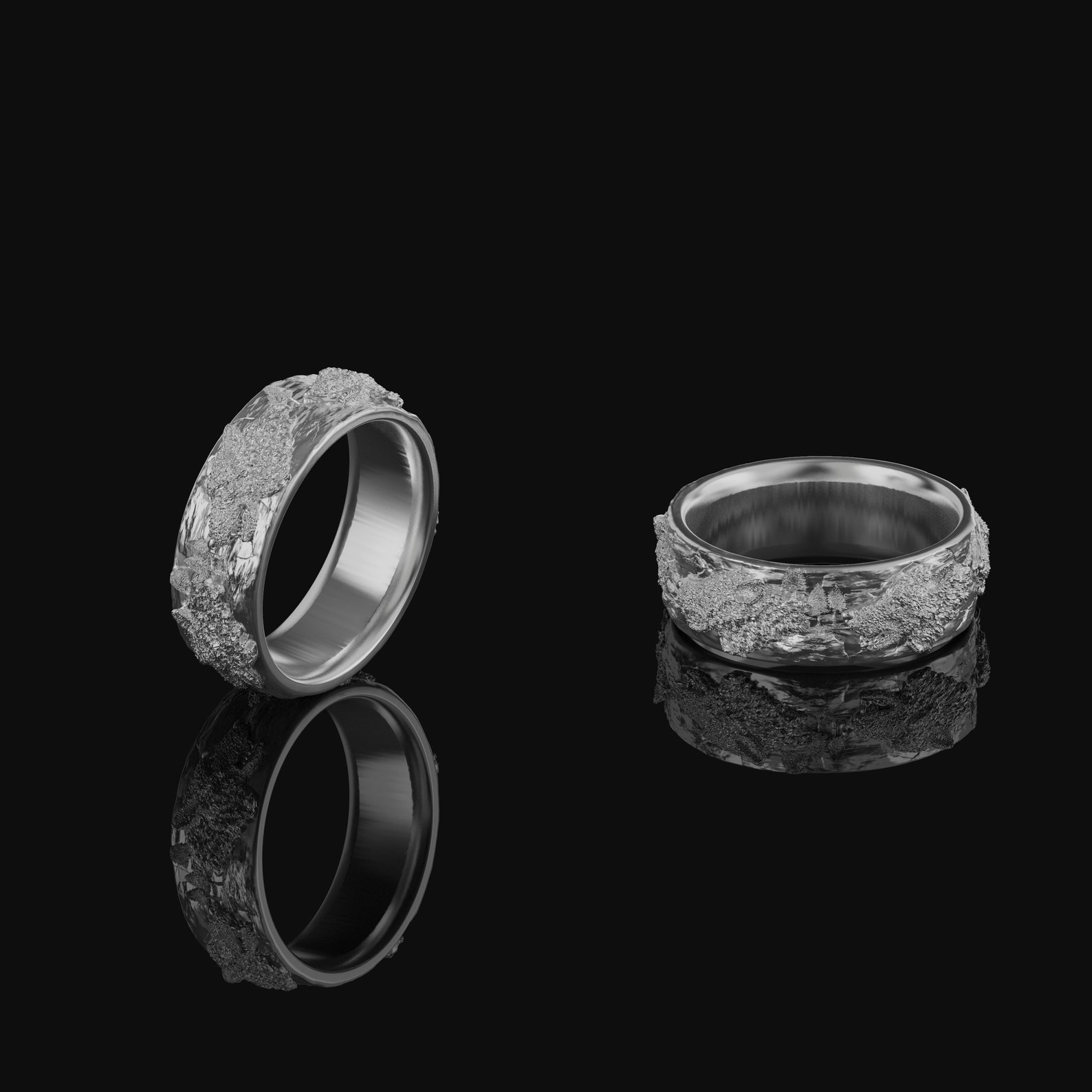 Wolf Pack Wedding Band Ring Wolf Lover Anniversary Gift Gift - Etsy