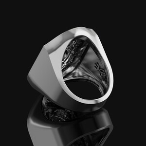 Silver Gryphon Ring Unisex Griffin Jewelry, Sterling Silver Gift for ...