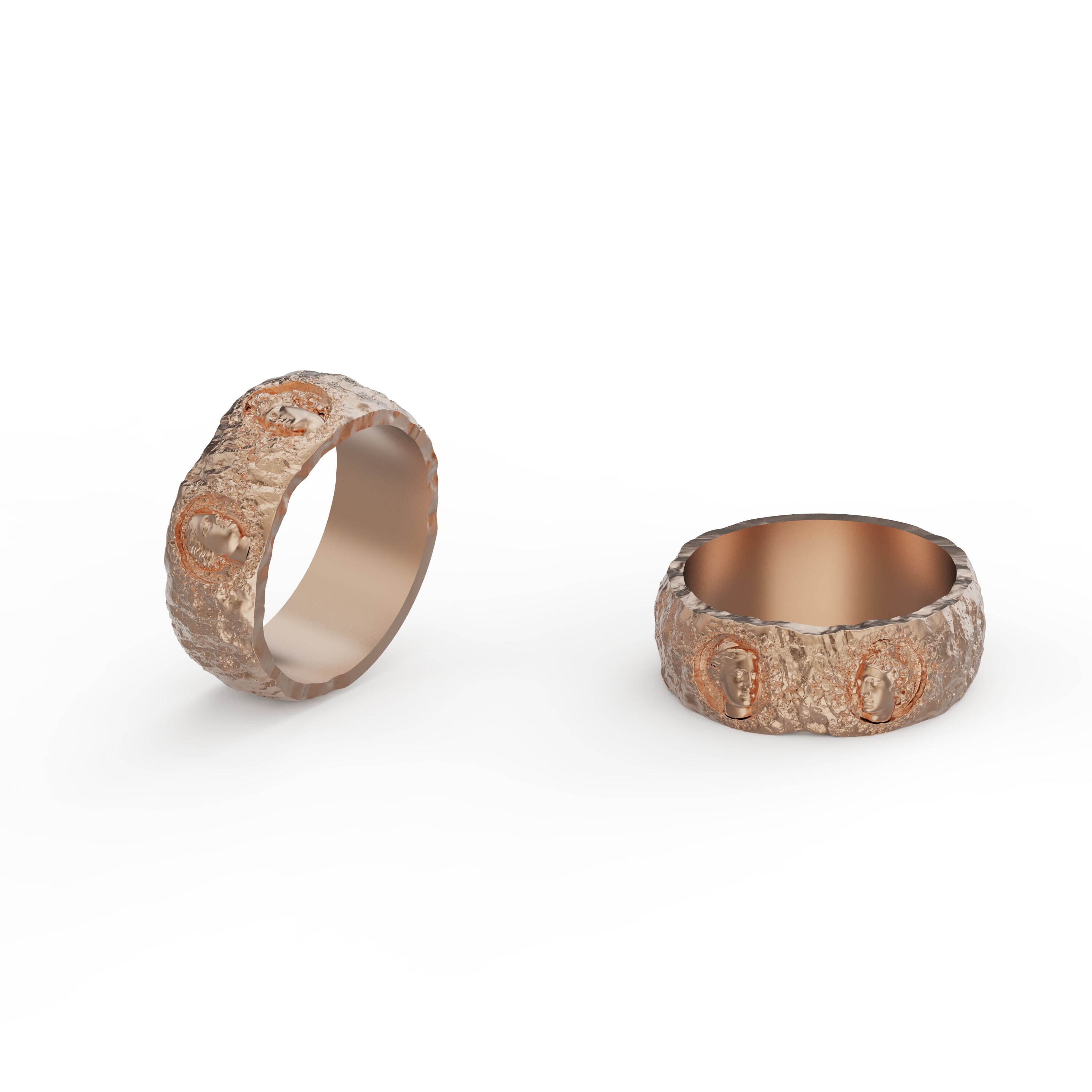 Sculptured Ring Ancient Greek Sculpture Ring Ancient - Etsy