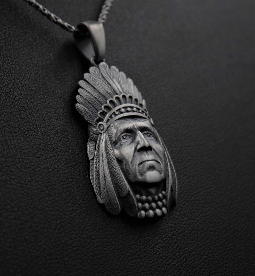 Native American Pendant Indian Jewelry Navajo Necklace Tribal Gifts for ...