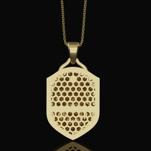 Sterling Silver Predator Necklace Fantasy Pendant Sci-fi Jewelry ...