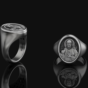 St Francis Ring Religious Accessory Christian Jewelry Gift for - Etsy