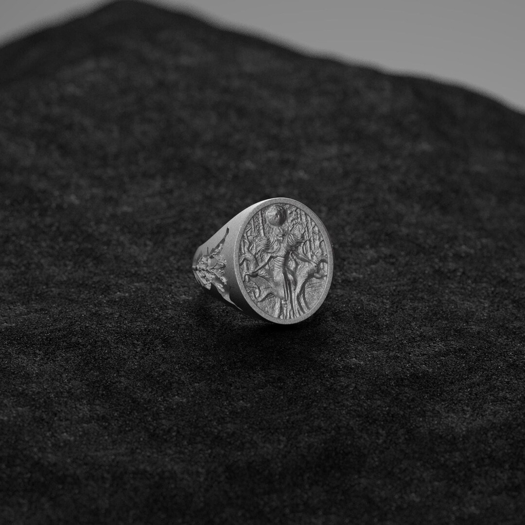 Freya Viking Ring - Norse Mythology Jewelry, Retro Streetwear Ring ...