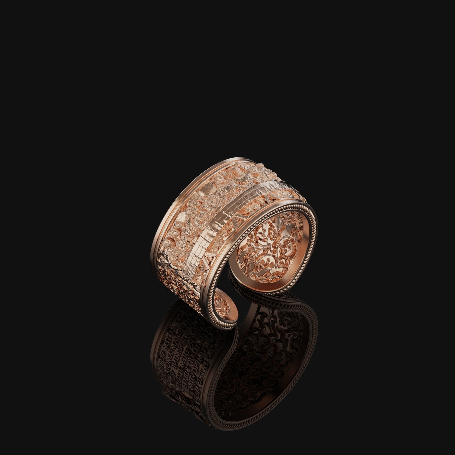 The Last Supper Band Ring, Silver Artificial Christian Jewelry ...