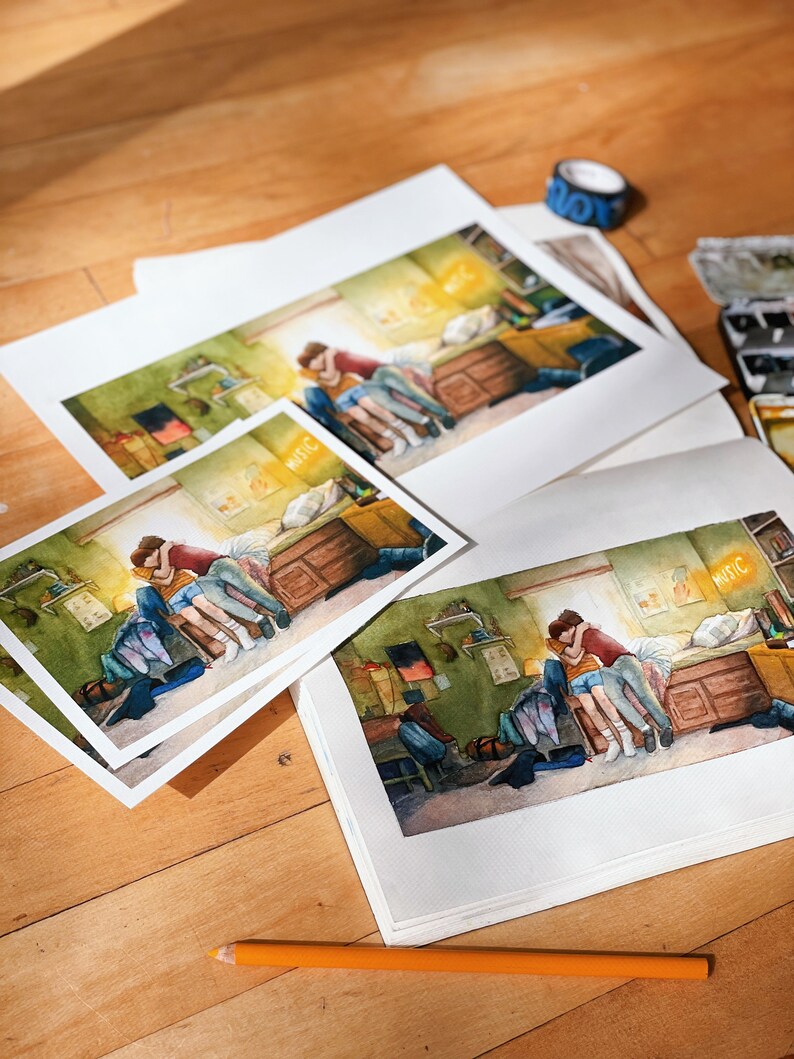 Heartstopper / Heart Stopper / Watercolor Painting / Graphic - Etsy