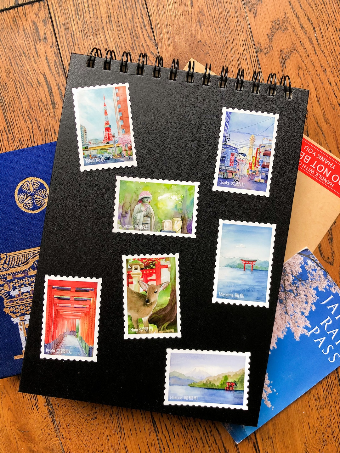 Japan Travel / Japanese Stamps / Stickers / Planner Stickers / Bullet ...
