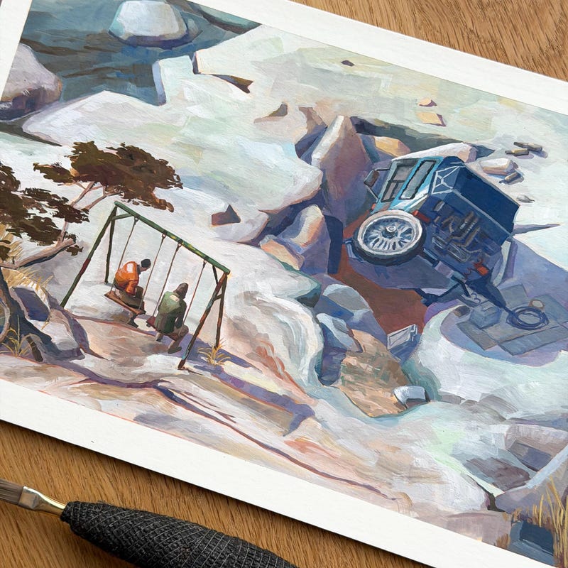 Disco Elysium Paintings - Etsy UK