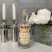 Shabbat Shalom Matchstick Bottle | Judaica Jewish Shabbos Sabbath Host ...