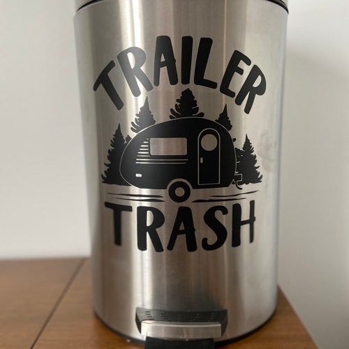 Trailer Trash Sticker Trailer Trash Vinyl Sticker Trailer - Etsy