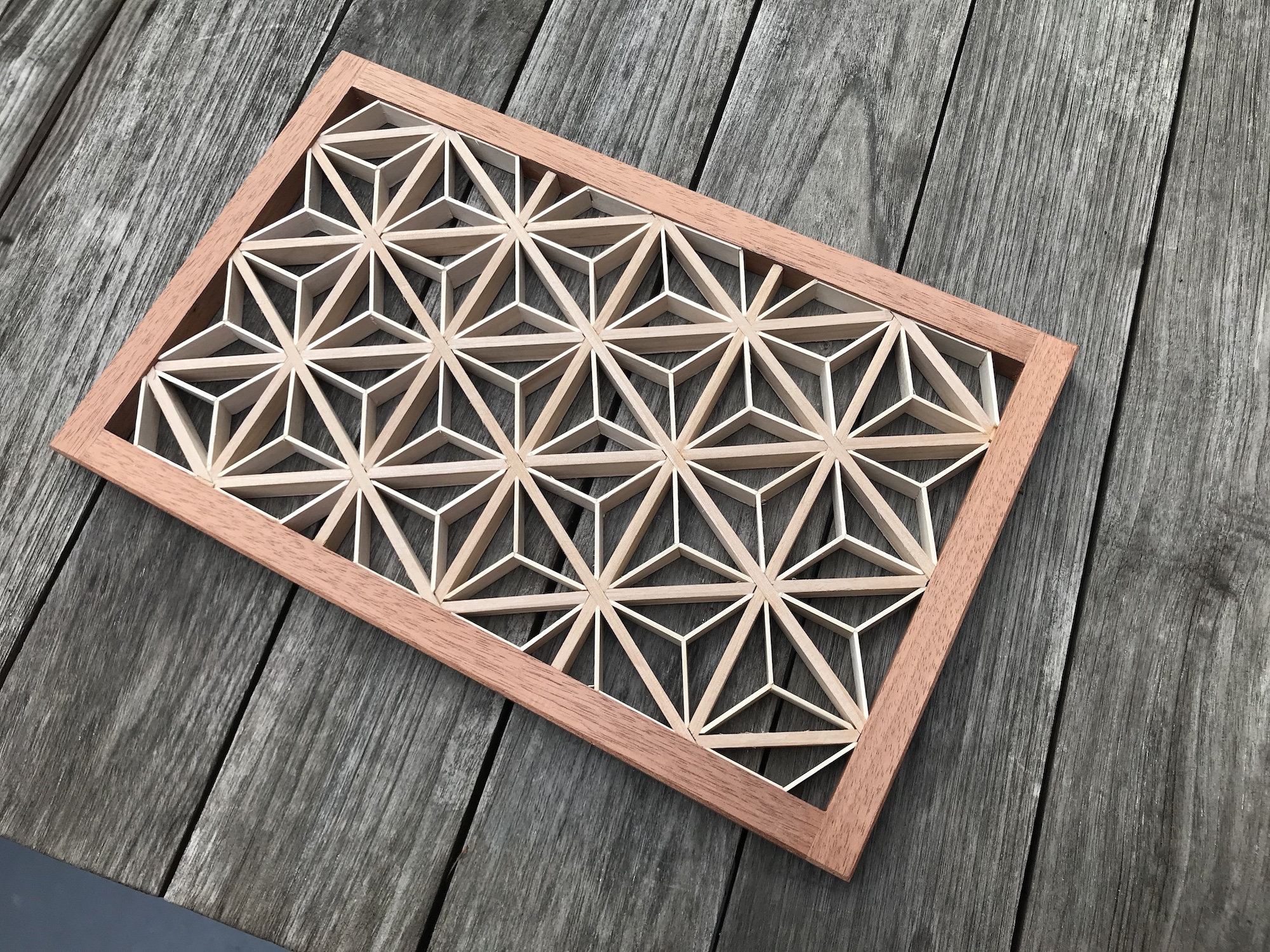 Handmade Asanoha Kumiko Wall Art - Etsy Singapore