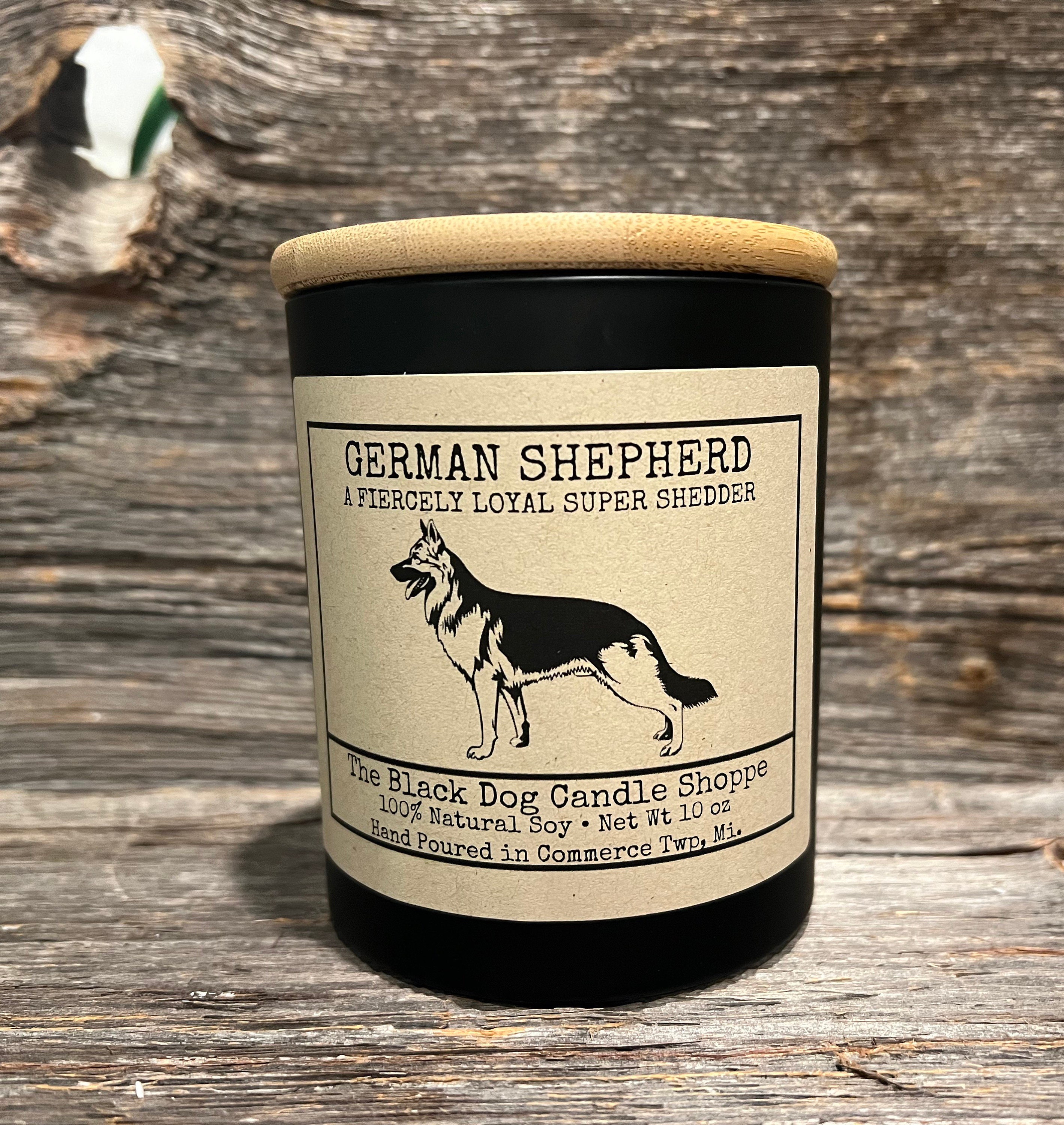 German Shepherd Candle German Shepherd Themed Candle Gift - Etsy