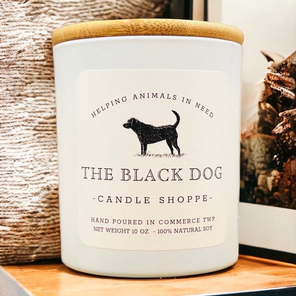 Dog Candle - Etsy