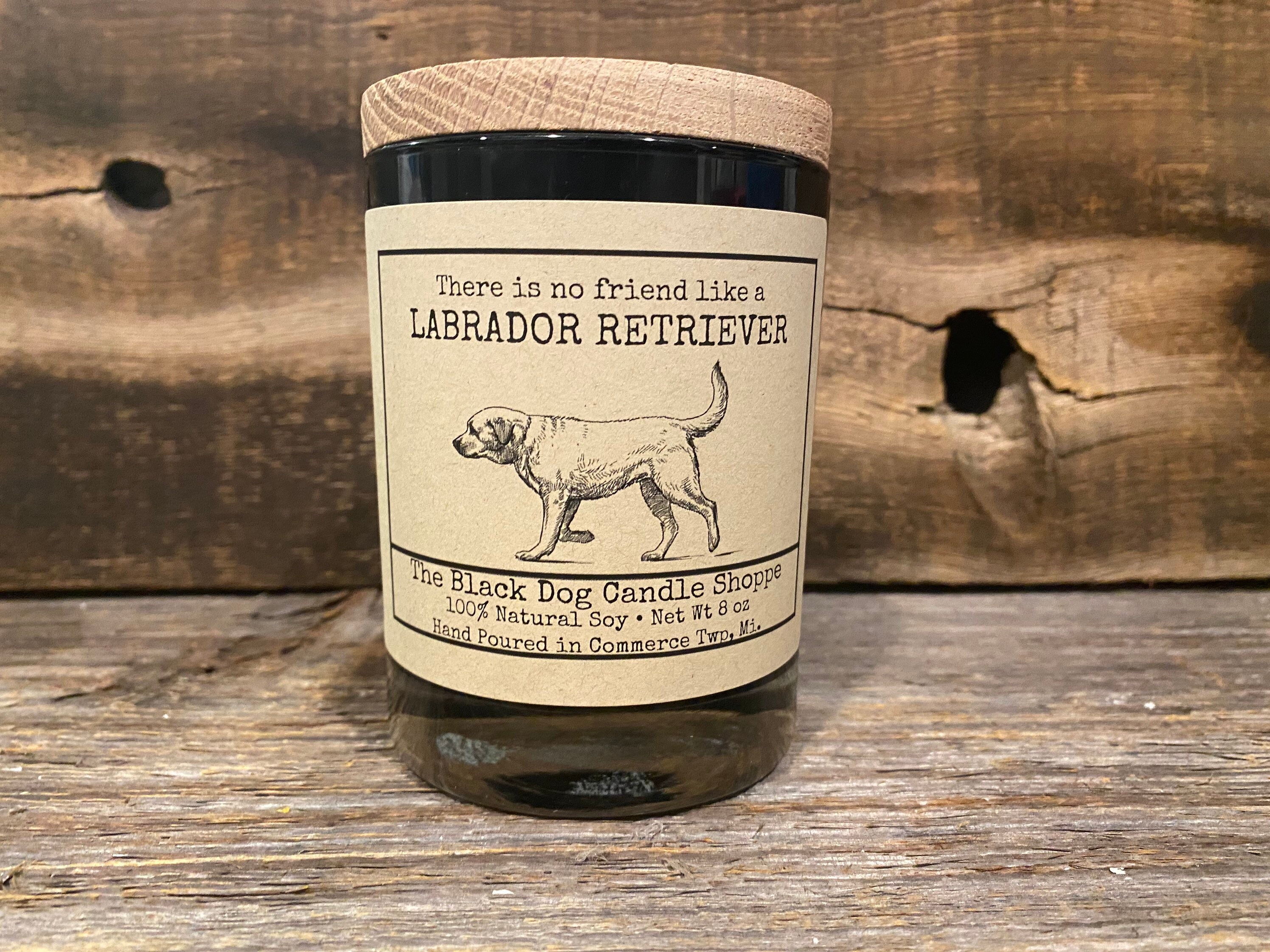 Labrador Retriever Dog Themed Candle Natural Soy Dog Themed | Etsy