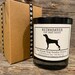 Black Lab Candle Black Lab Candle Gift Lab Candlelab - Etsy