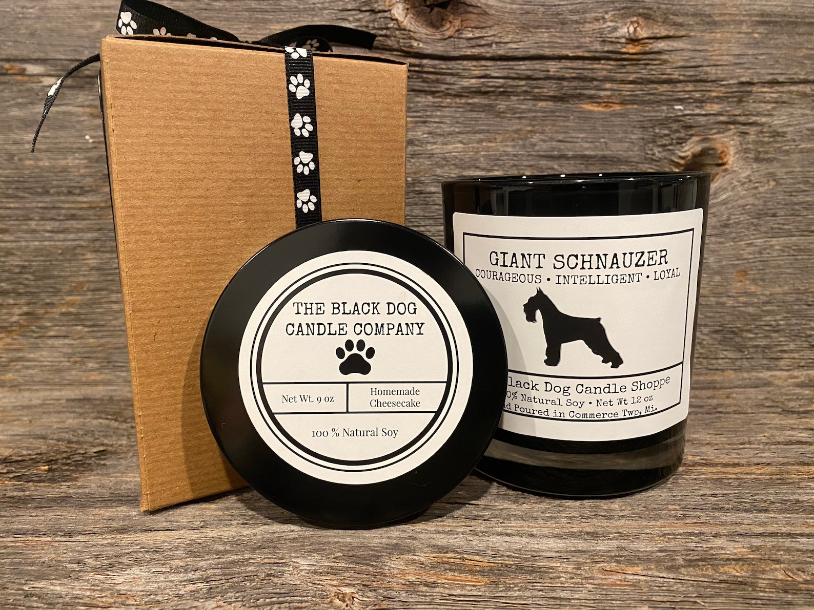 Giant Schnauzer candle Dog Themed Candle Dog Breed Candle | Etsy