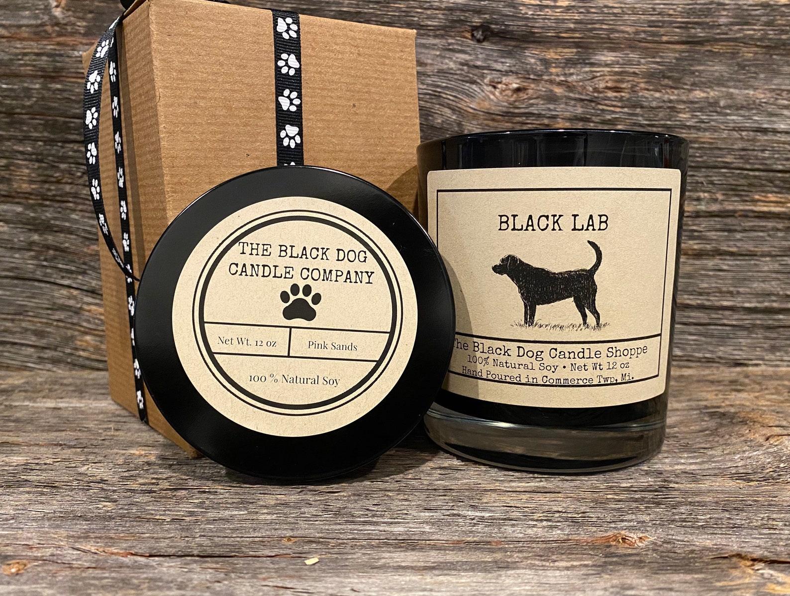Black Lab Candle Black Lab Candle Gift Lab Candlelab - Etsy