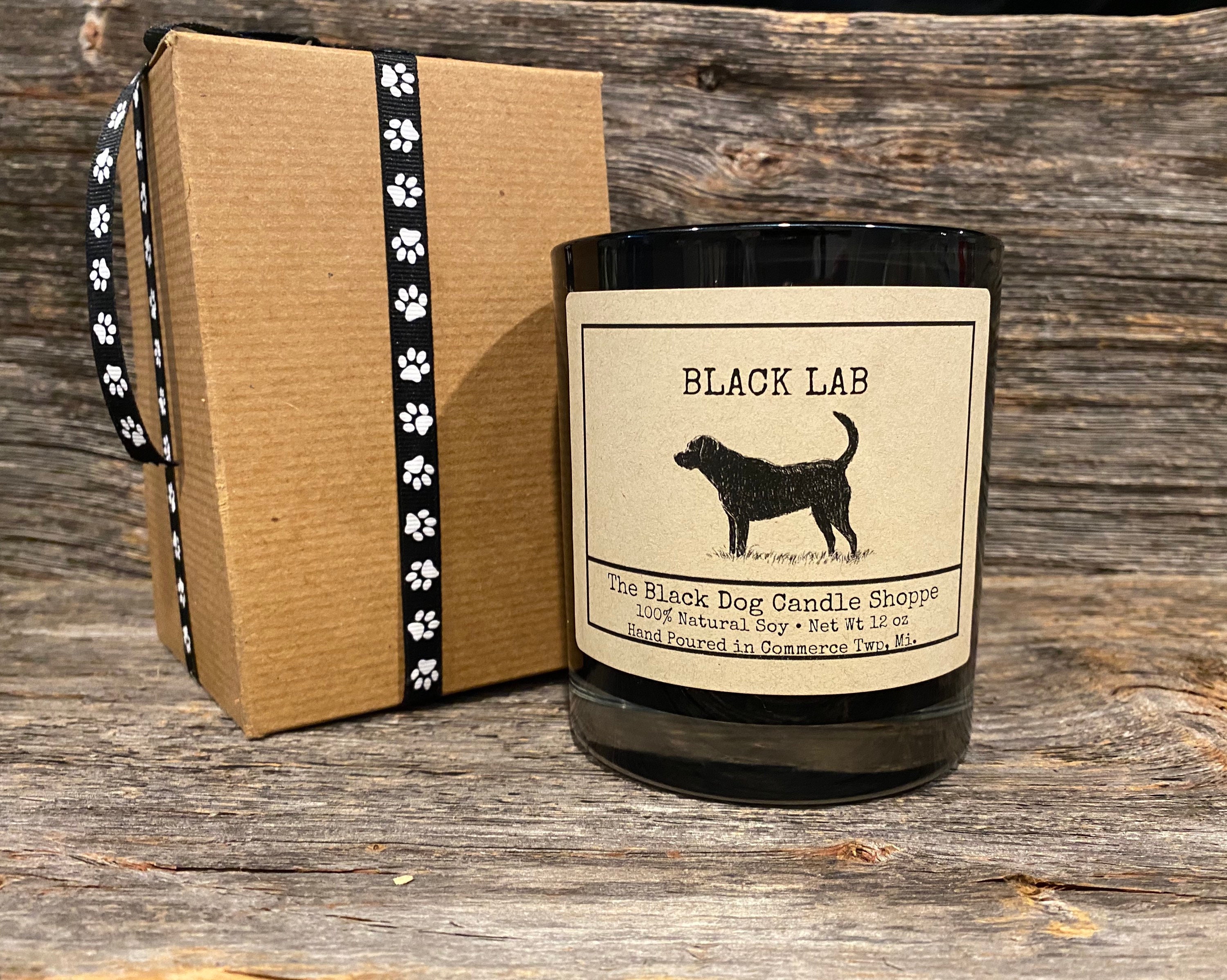Black Lab Candle Black Lab Candle Gift Lab Candlelab - Etsy