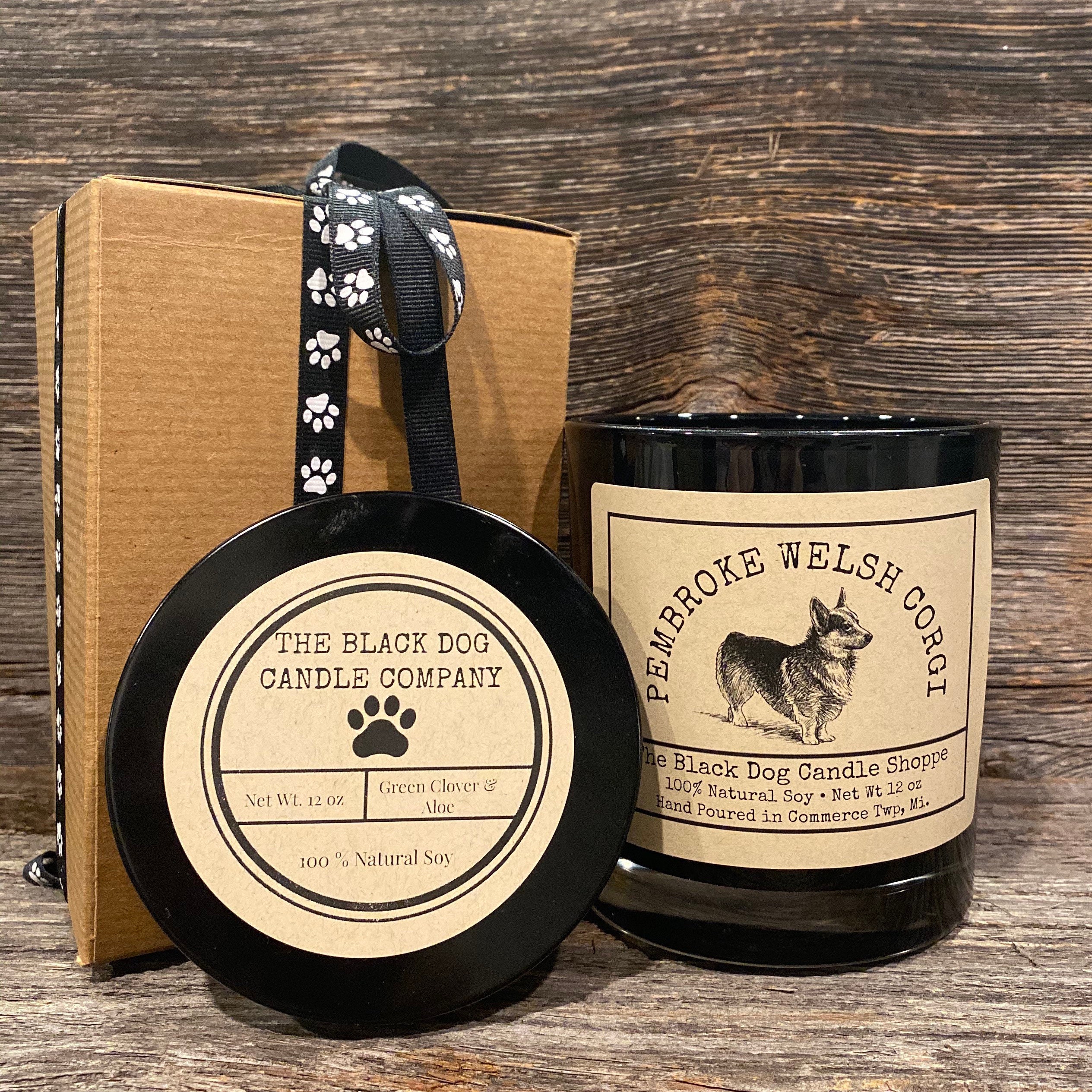 Pembroke Corgi dog themed soy candle Corgi dog breed gift | Etsy