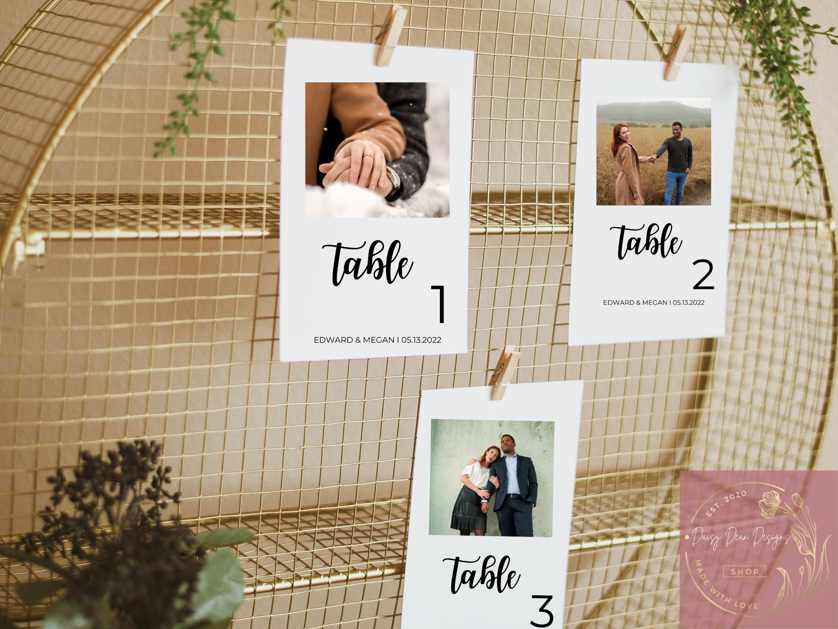Table Numbers With Photos Digital Download Instant - Etsy
