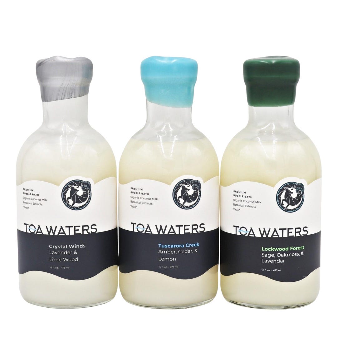 Earth, Wind, and Water Bubble Bath Series - 3 Luxurious Adult Bubble ...