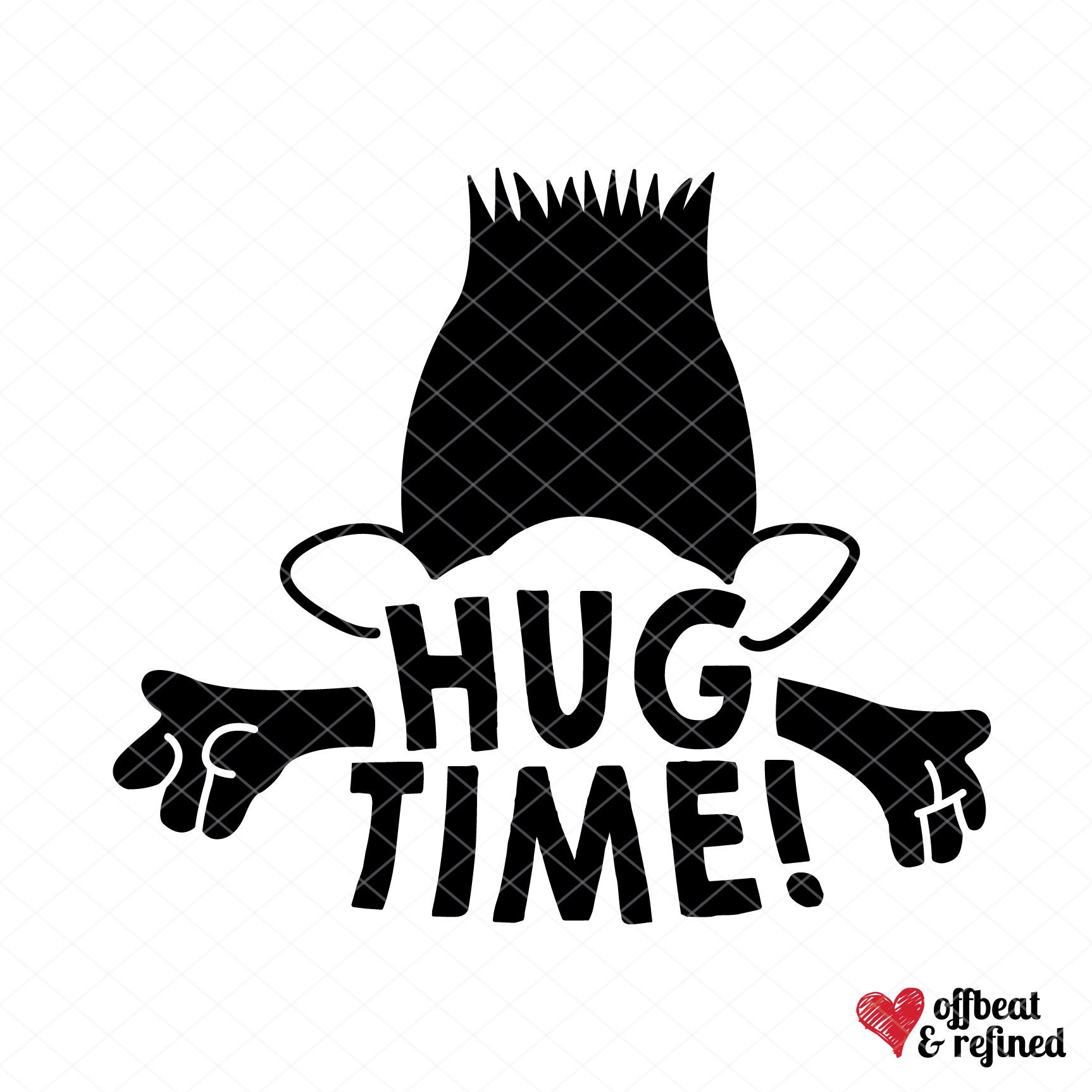 Hug Time Shirt, SVG Cut File, Cute Kid's T-shirt, Boy, Branch Cut File ...