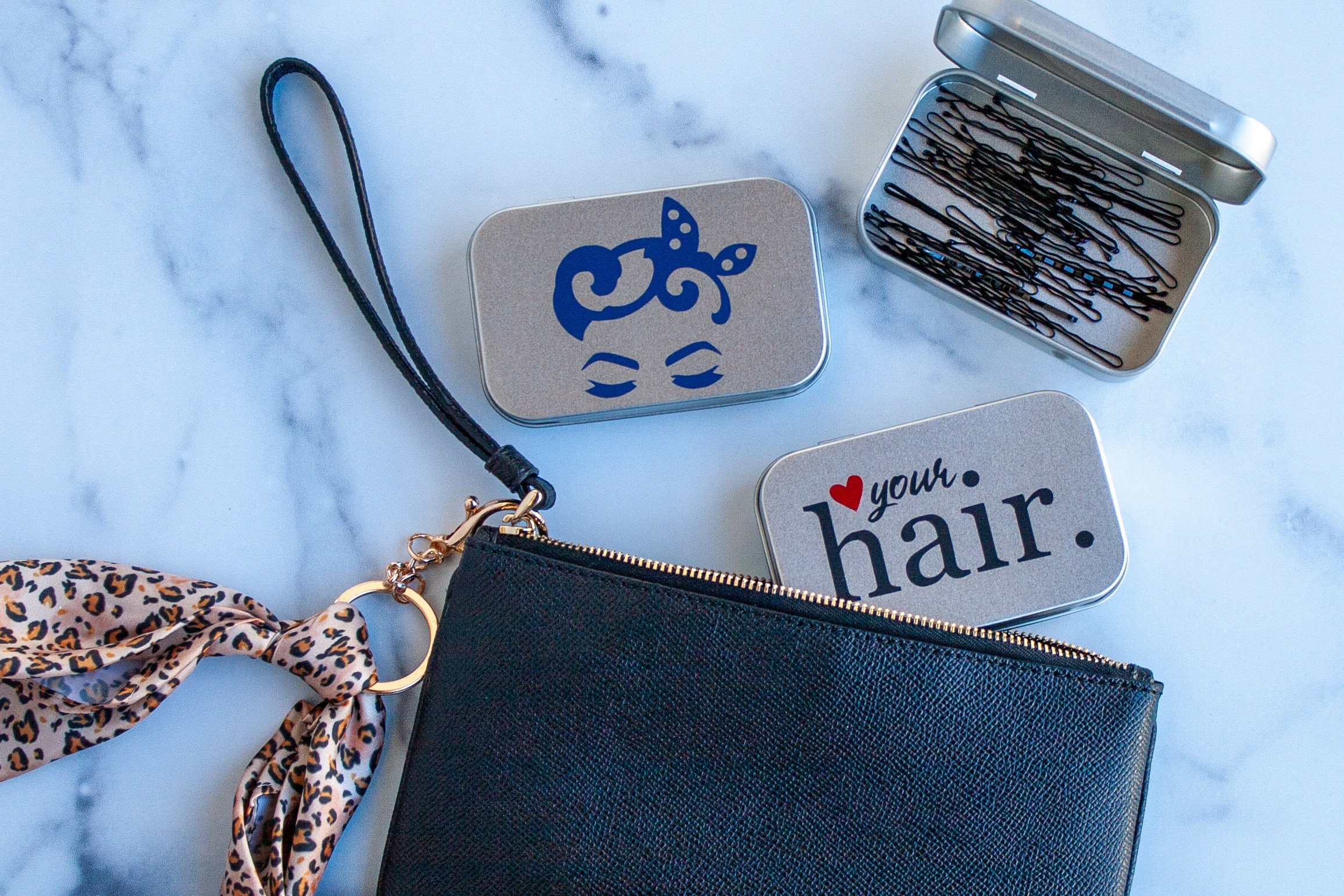 The Pin up Tin, Hair Pin Tin, Vintage, Retro, Bobby Pin Tin, Dance Gift ...