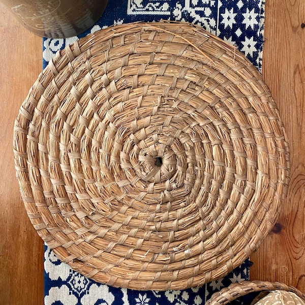 Antique Rye Basket - Etsy