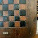 Antique Hand Painted Checker / Game Board in Original Red and Black ...