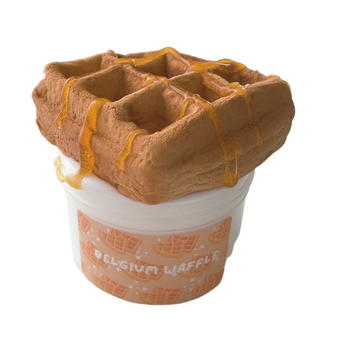 Belgium Waffle, DIY Clay Slime, Scented Like Fresh Waffles, Best Seller ...