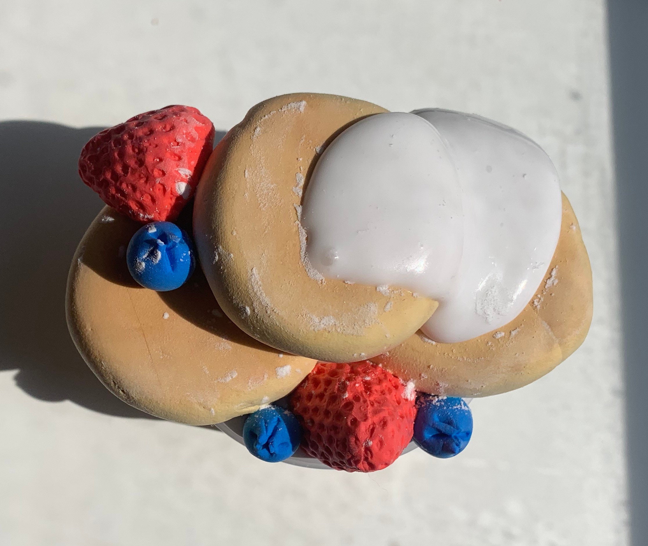 Soufflé Pancakes DIY Clay Slime Scented Like Strawberries - Etsy