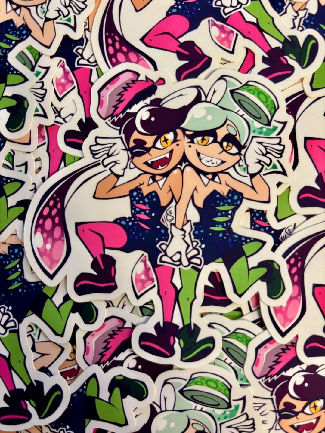 Squid Sisters Sticker - Callie and Marie - Etsy