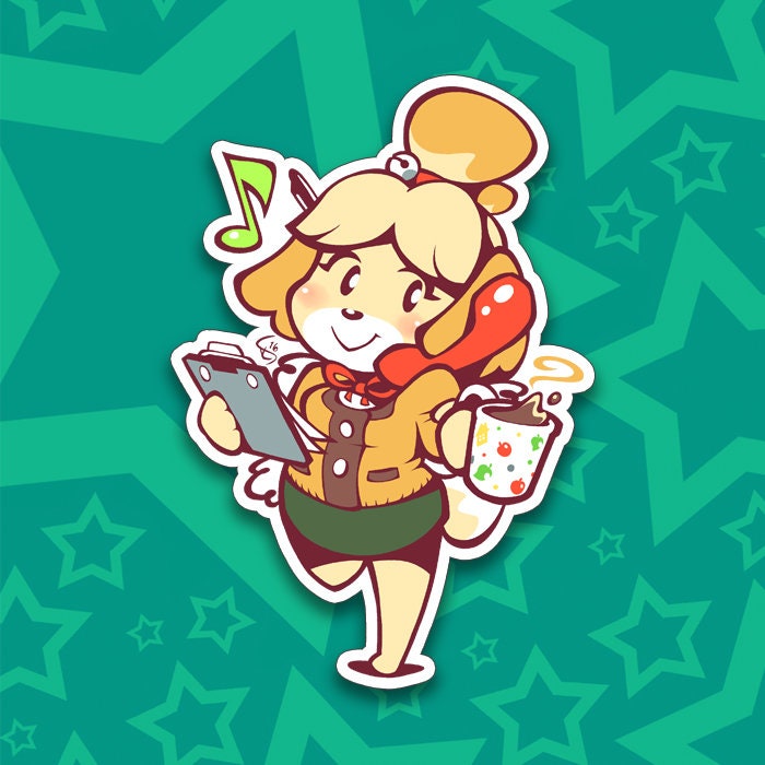 Isabelle Sticker - Etsy
