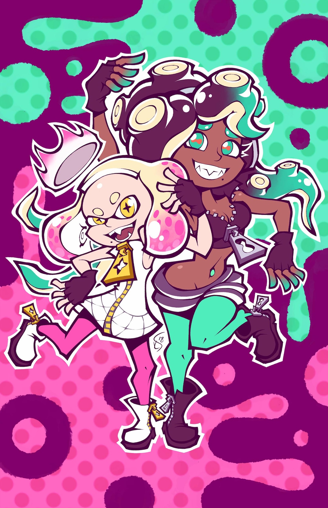 Splat Idols 2 [11x17 Print] - Etsy