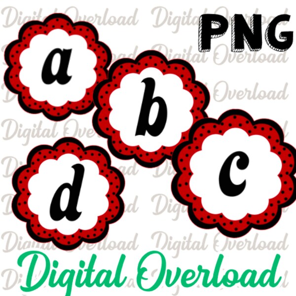 Ladybug Alphabet - Etsy