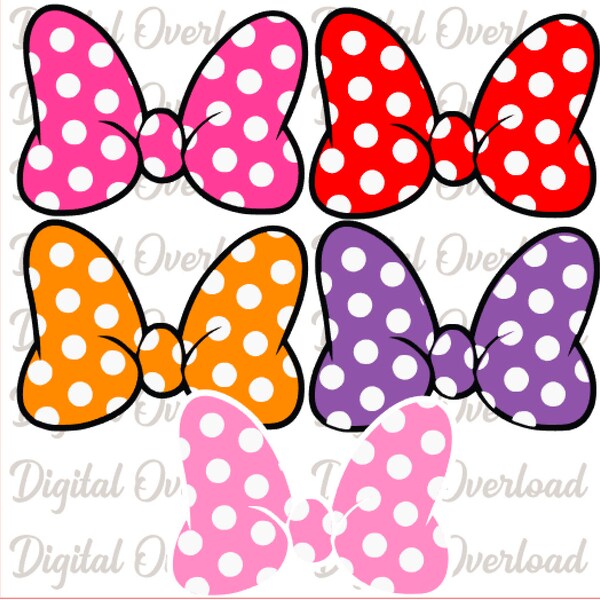 Minnie Bow Svg - Etsy