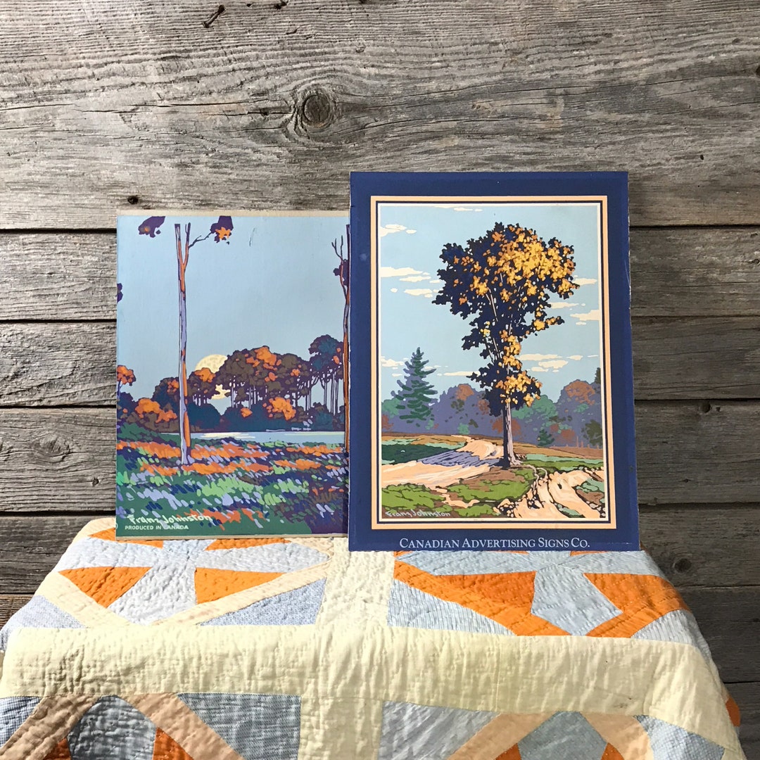 Retro Advertising Posters, Franz Johnston Inspired Prints, Circa 1970s ...