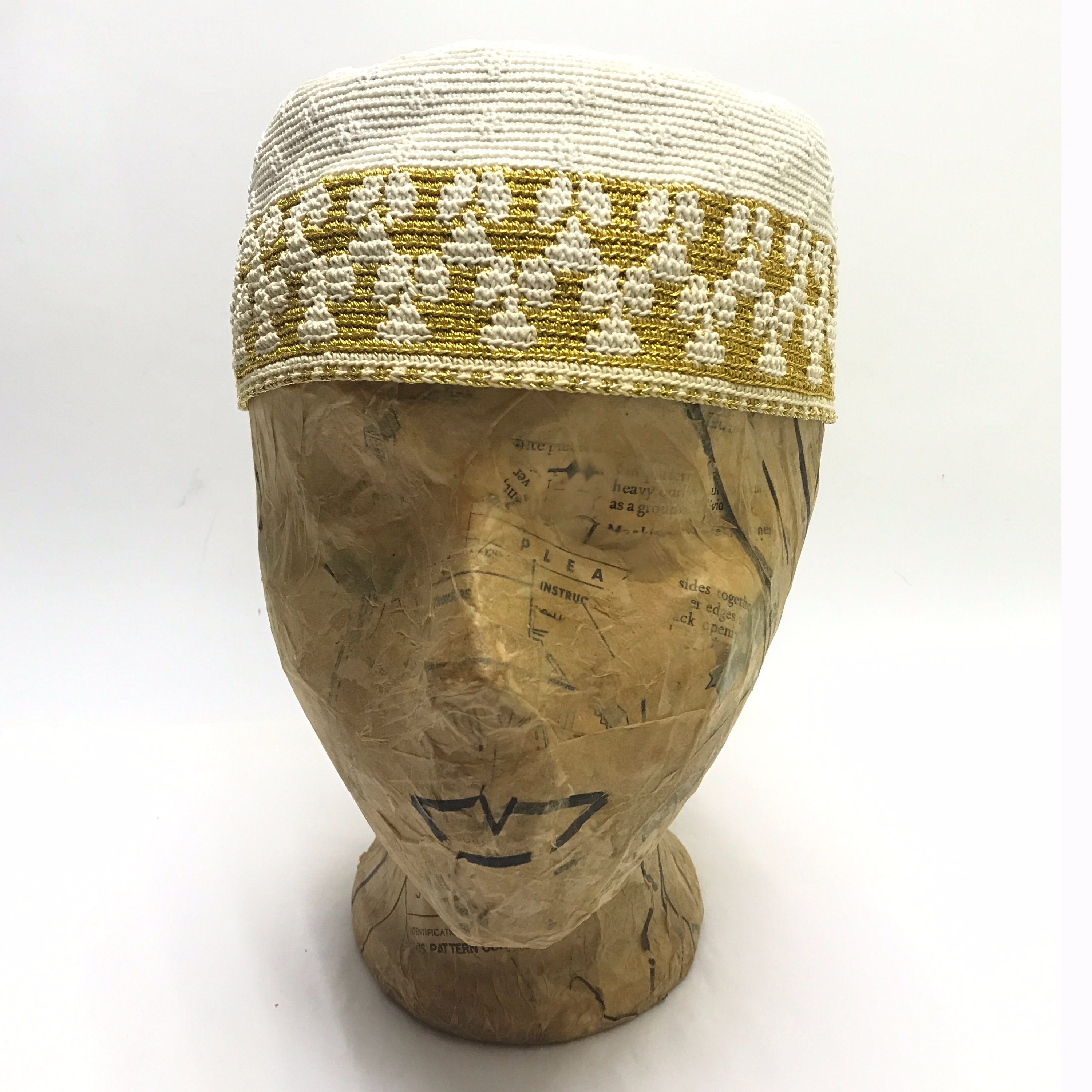 Vintage Crocheted Smoking Cap Crocheted Hat - Etsy